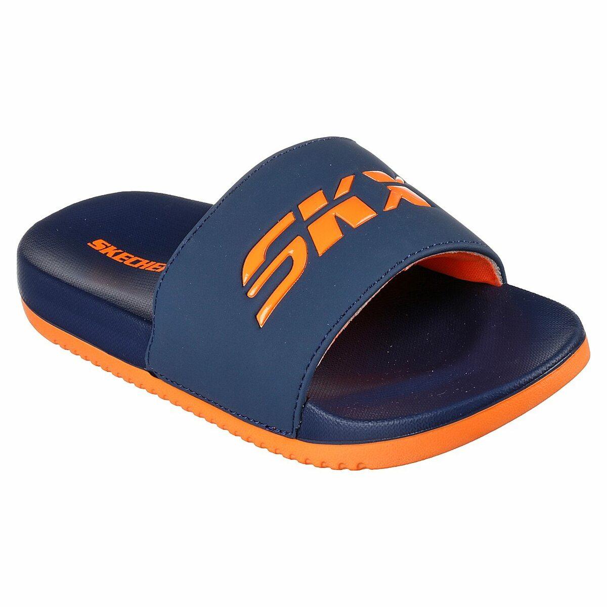 Skechers slippers kids blue store