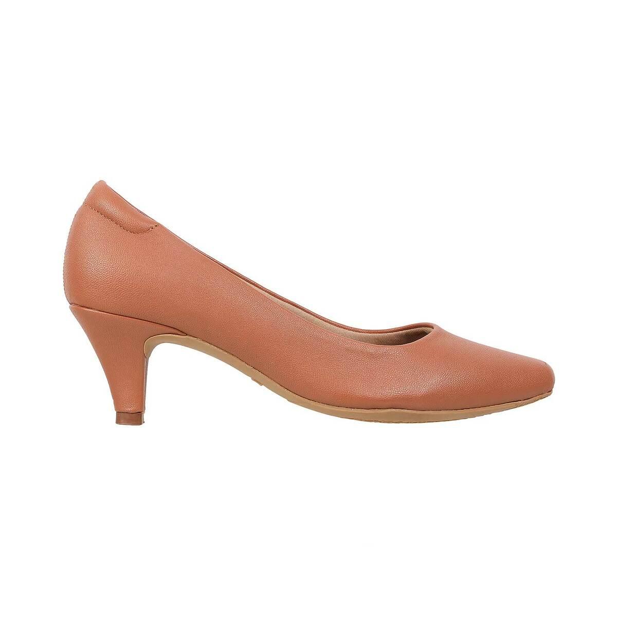 Buy Metro Women Tan Formal Pumps Online | SKU: 31-409-23-37 - Metro Shoes